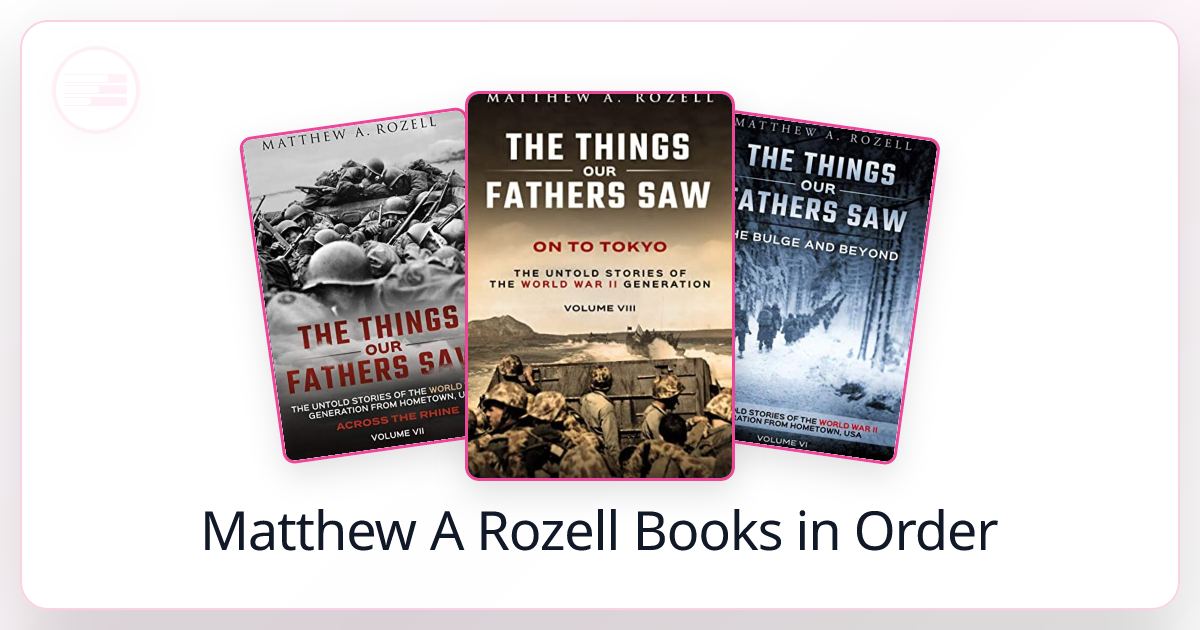 All 10 Matthew A Rozell Books in Order (Complete List 2026)