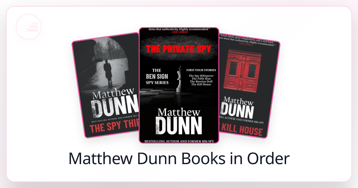 All 18 Matthew Dunn Books in Order (2026)