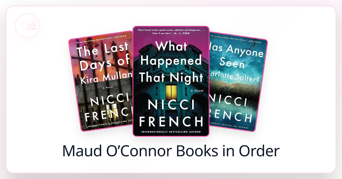 All 3 Maud O’Connor Books in Order (Complete List 2026)