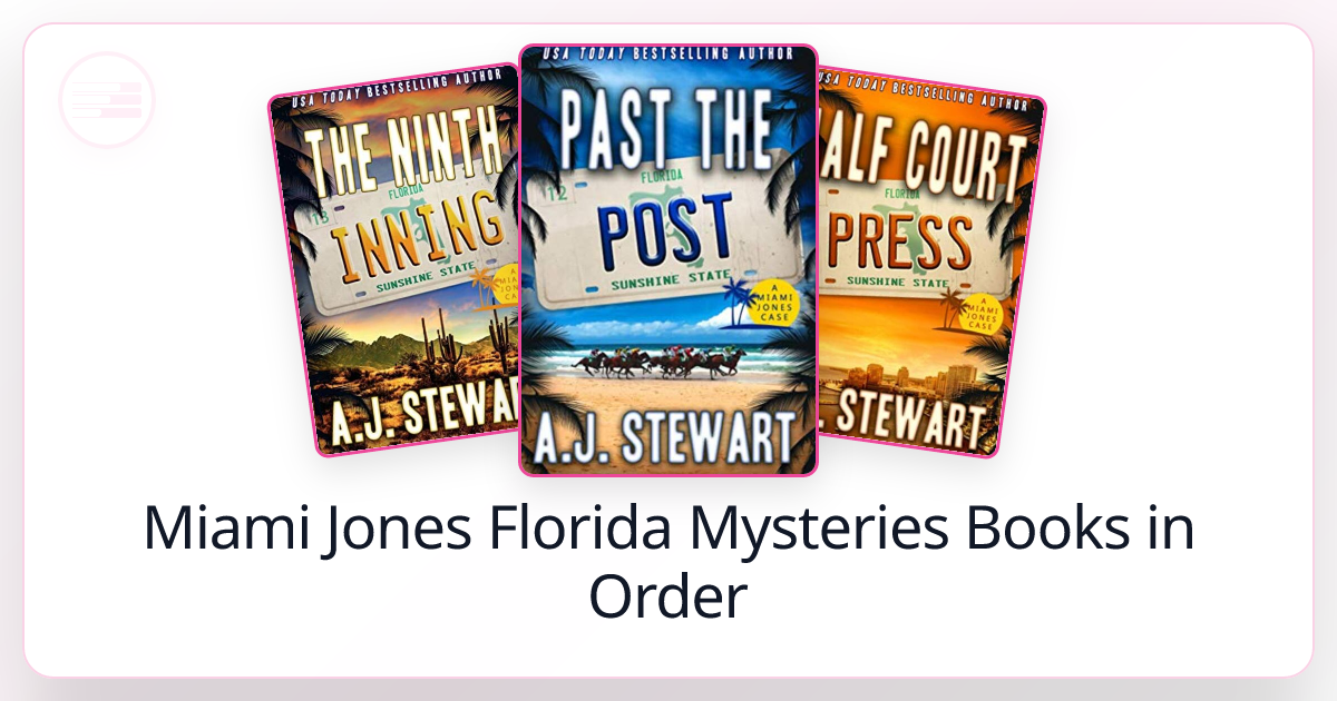 All 13 Miami Jones Florida Mysteries Books in Order (2026)