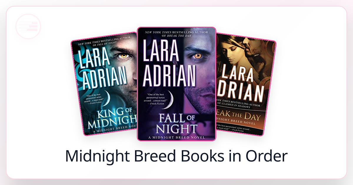 All 27 Midnight Breed Books in Order (Complete List 2026)