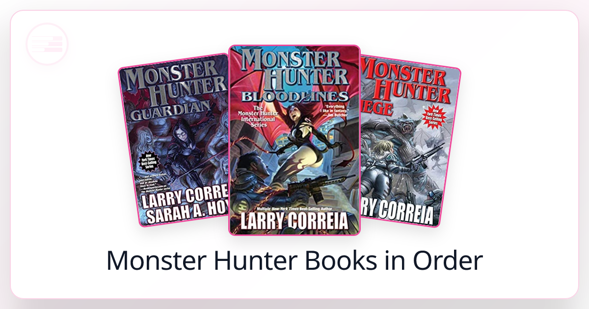 All 9 Monster Hunter Books in Order (Complete List 2026)