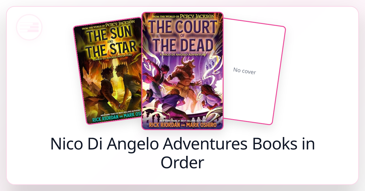 All 2 Nico Di Angelo Adventures Books in Order (2026)