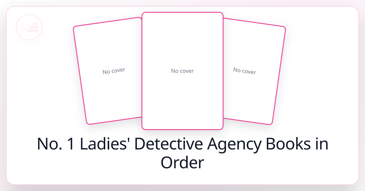 All 26 No. 1 Ladies' Detective Agency Books in Order (2026)