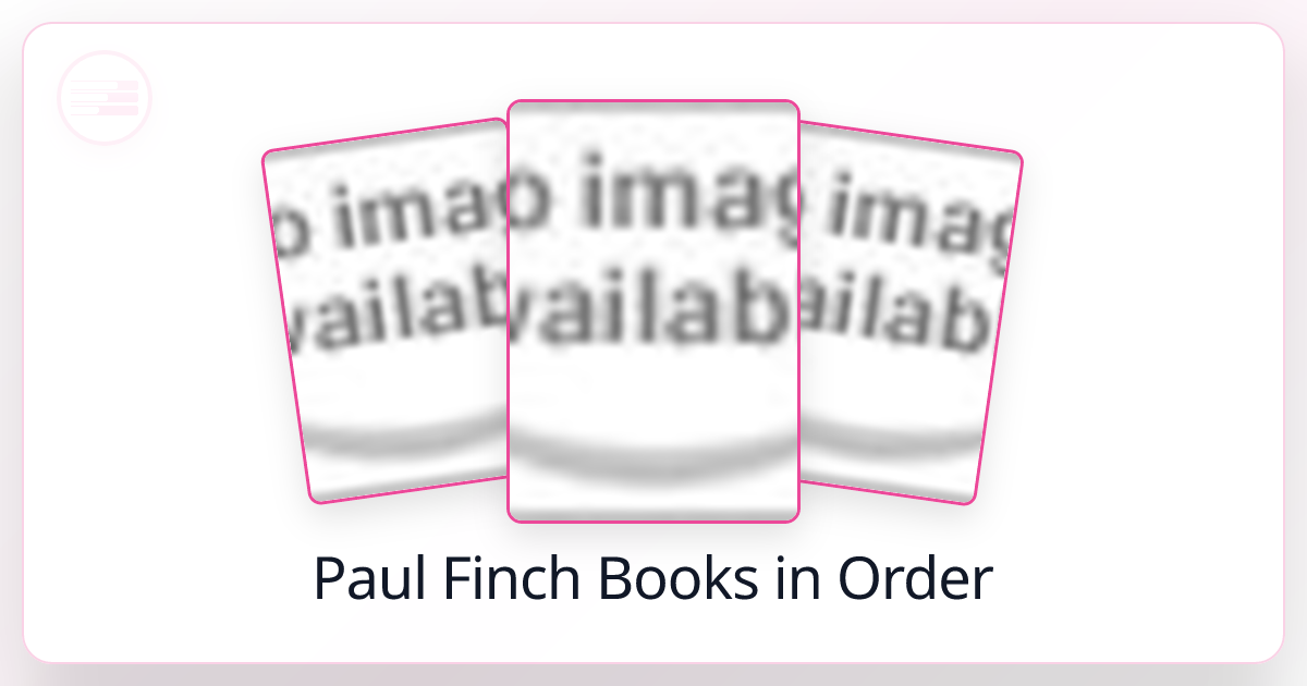 All 31 Paul Finch Books in Order (Complete List 2026)