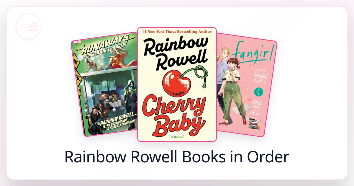 All 33 Rainbow Rowell Books in Order (2026)