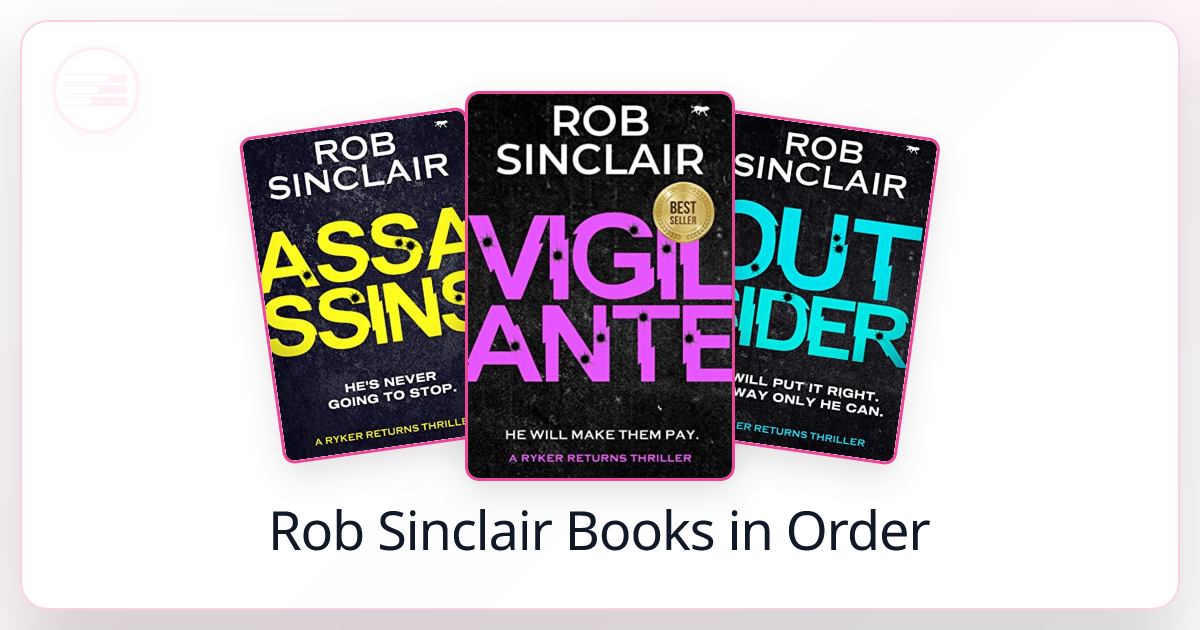 All 20 Rob Sinclair Books in Order (Complete List 2026)