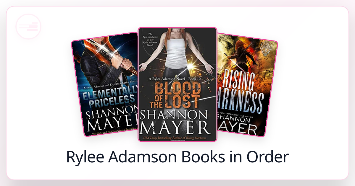 All 15 Rylee Adamson Books in Order (Complete List 2026)