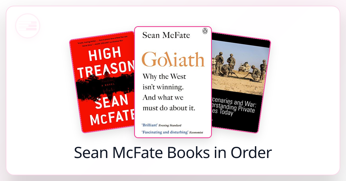 All 8 Sean McFate Books in Order (Complete List 2026)