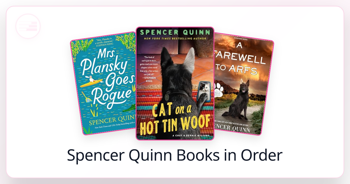 Spencer Quinn Books In Order