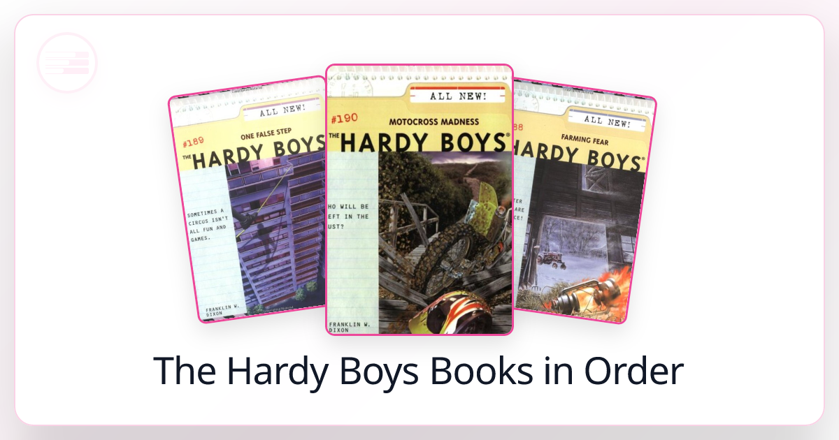 All 190 The Hardy Boys Books in Order (2026)