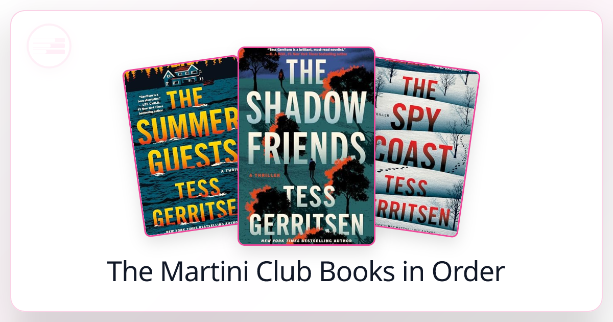 All 3 The Martini Club Books in Order (2026)