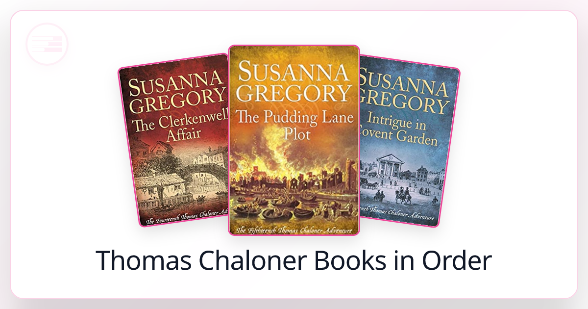 All 15 Thomas Chaloner Books in Order (Complete List 2026)