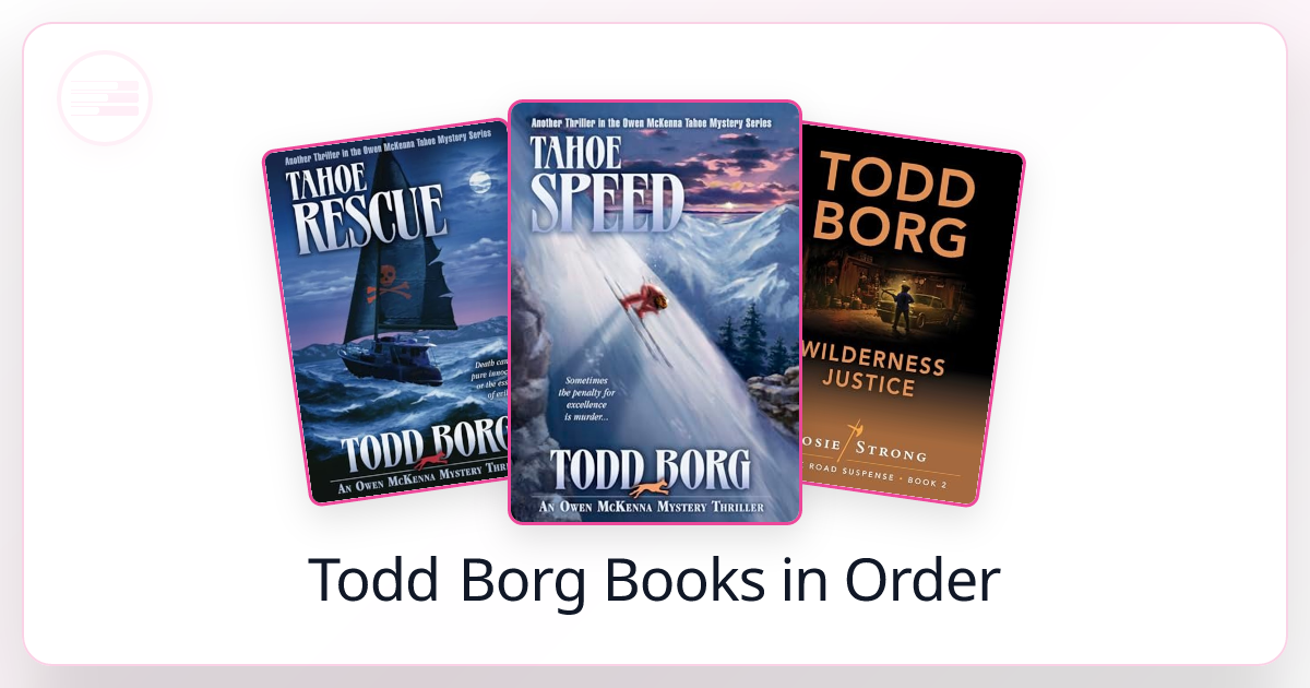 All 20 Todd Borg Books in Order (2026)