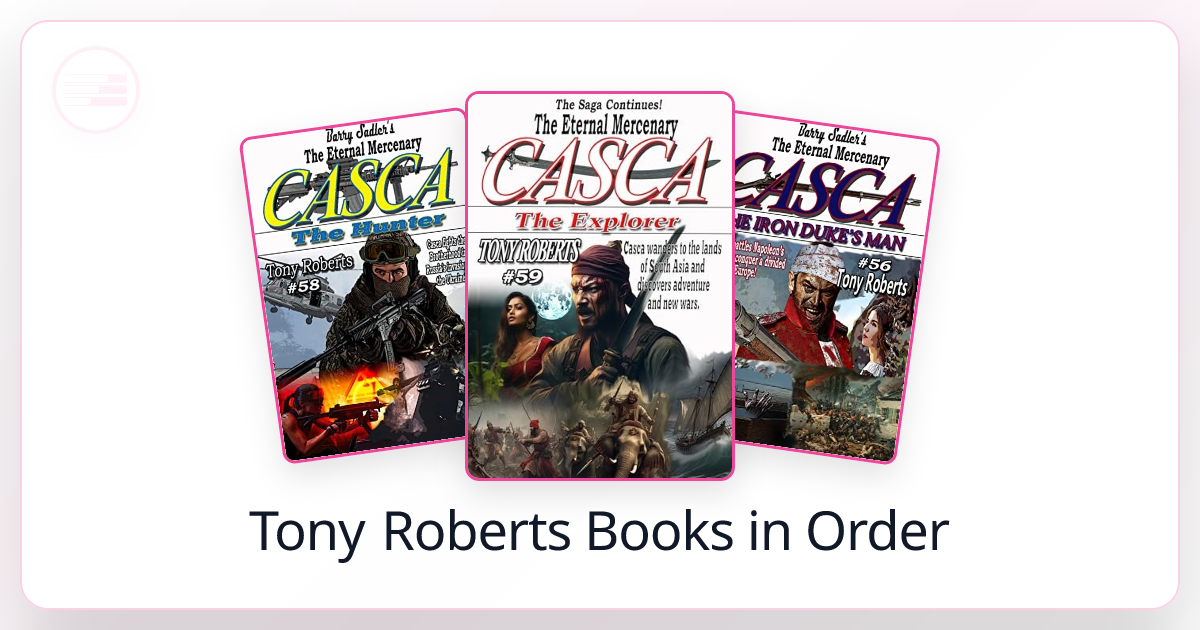 All 45 Tony Roberts Books in Order (Complete List 2026)