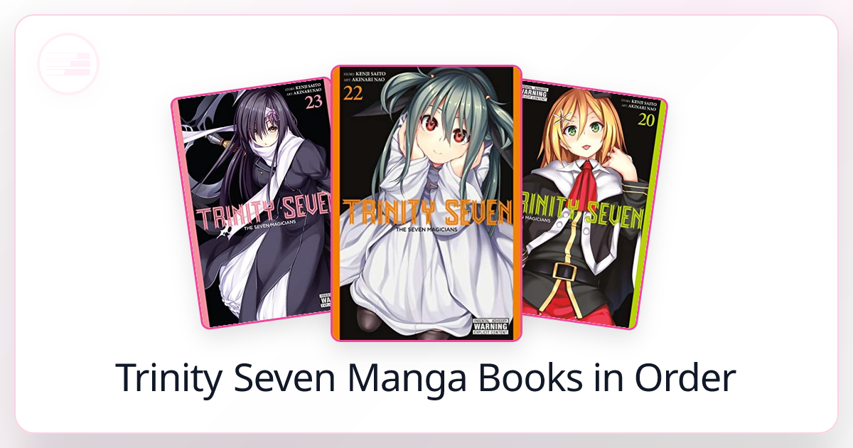 24 Trinity Seven Manga Books in Order (Complete List 2026)