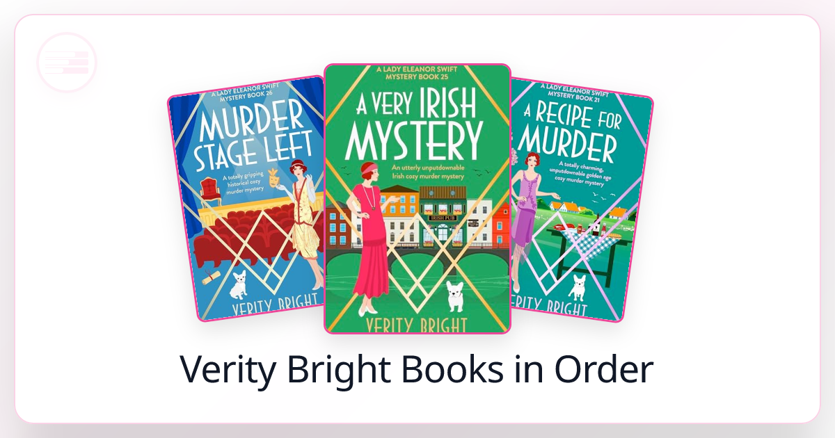All 13 Verity Bright Books in Order (Complete List 2026)