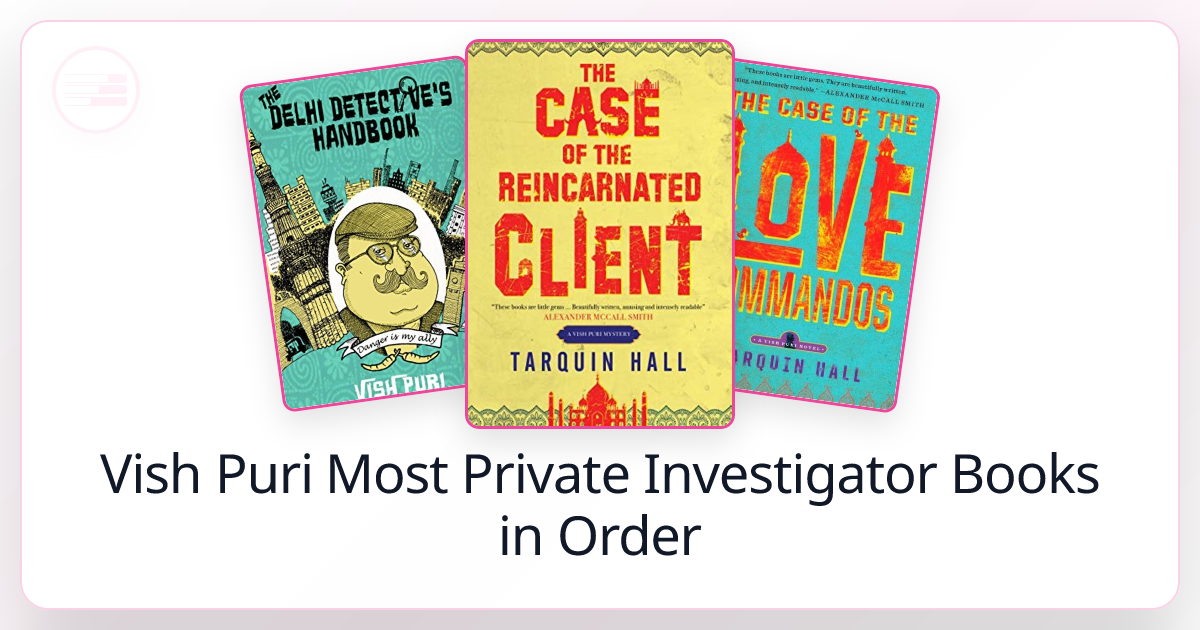 6 Vish Puri Most Private Investigator Books in Order (2026)
