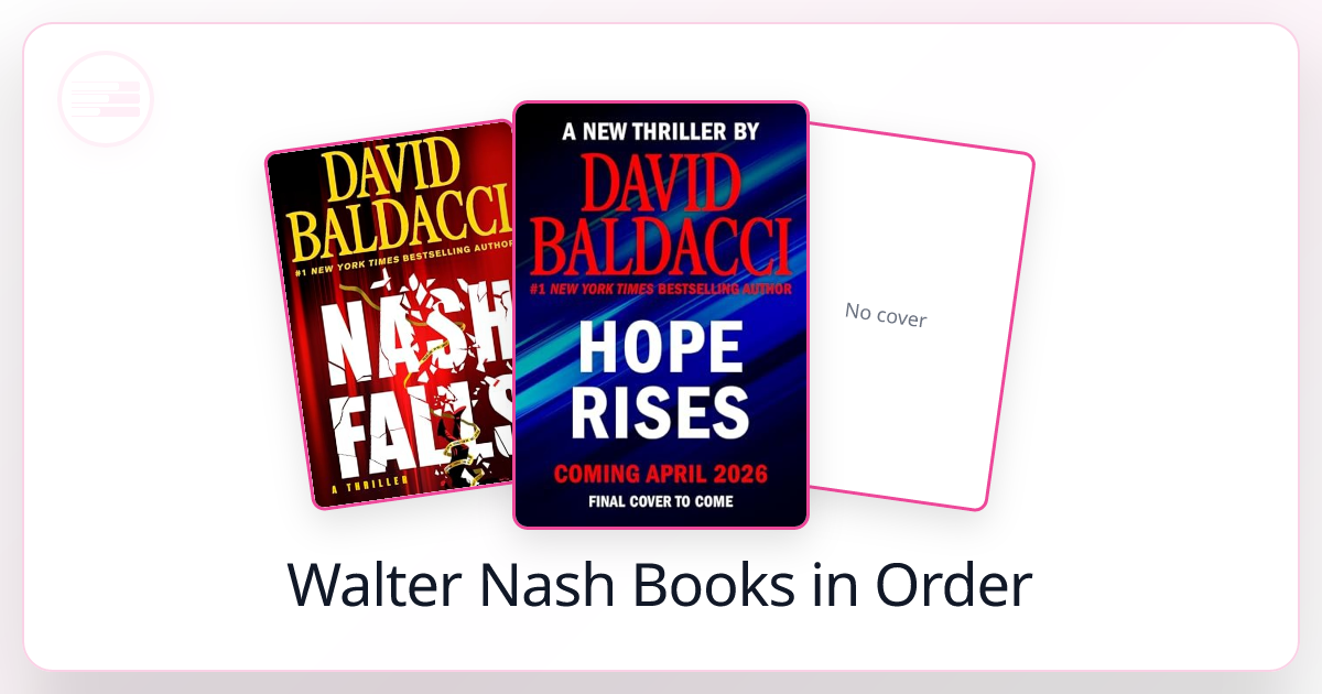 All 2 Walter Nash Books in Order (Complete List 2026)