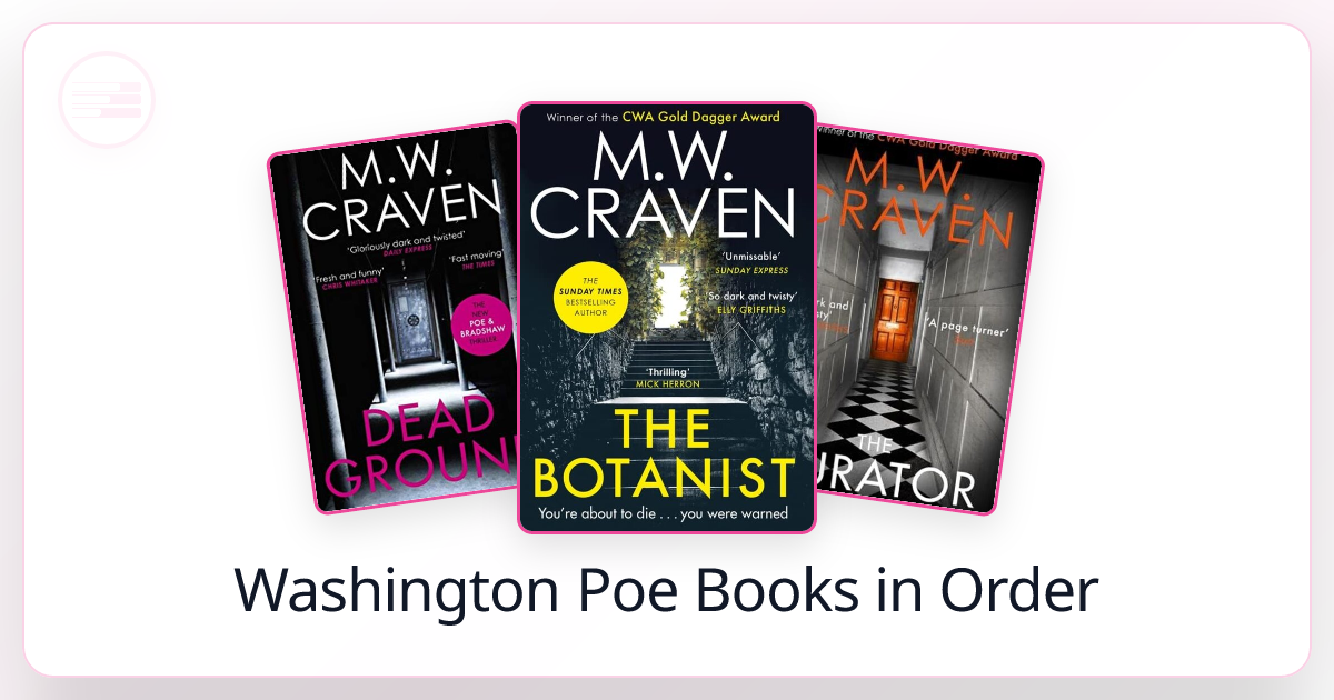 All 5 Washington Poe Books in Order (2026)