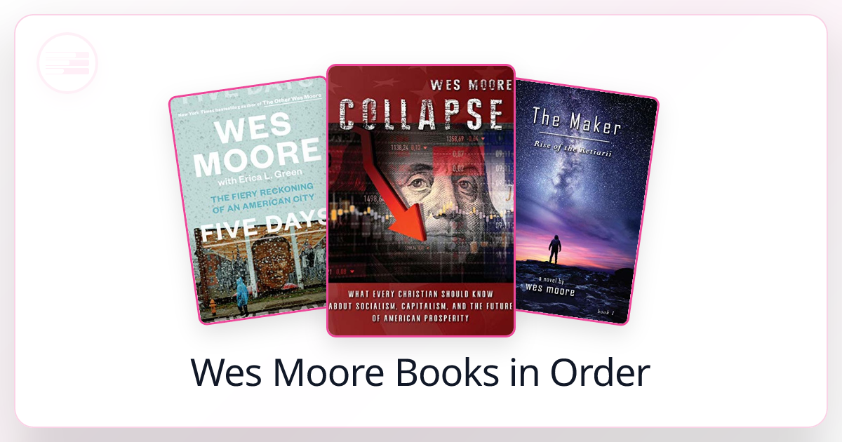 All 8 Wes Moore Books in Order (Complete List 2026)