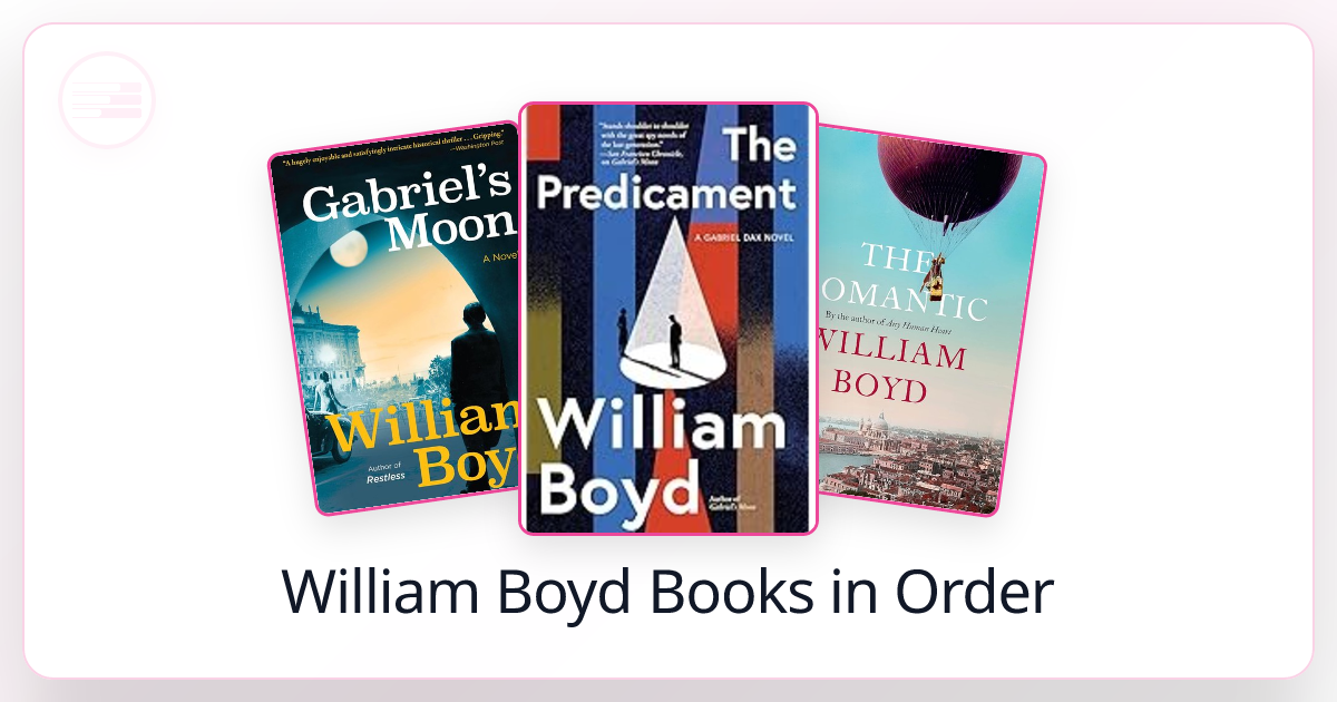 All 31 William Boyd Books in Order (2026)
