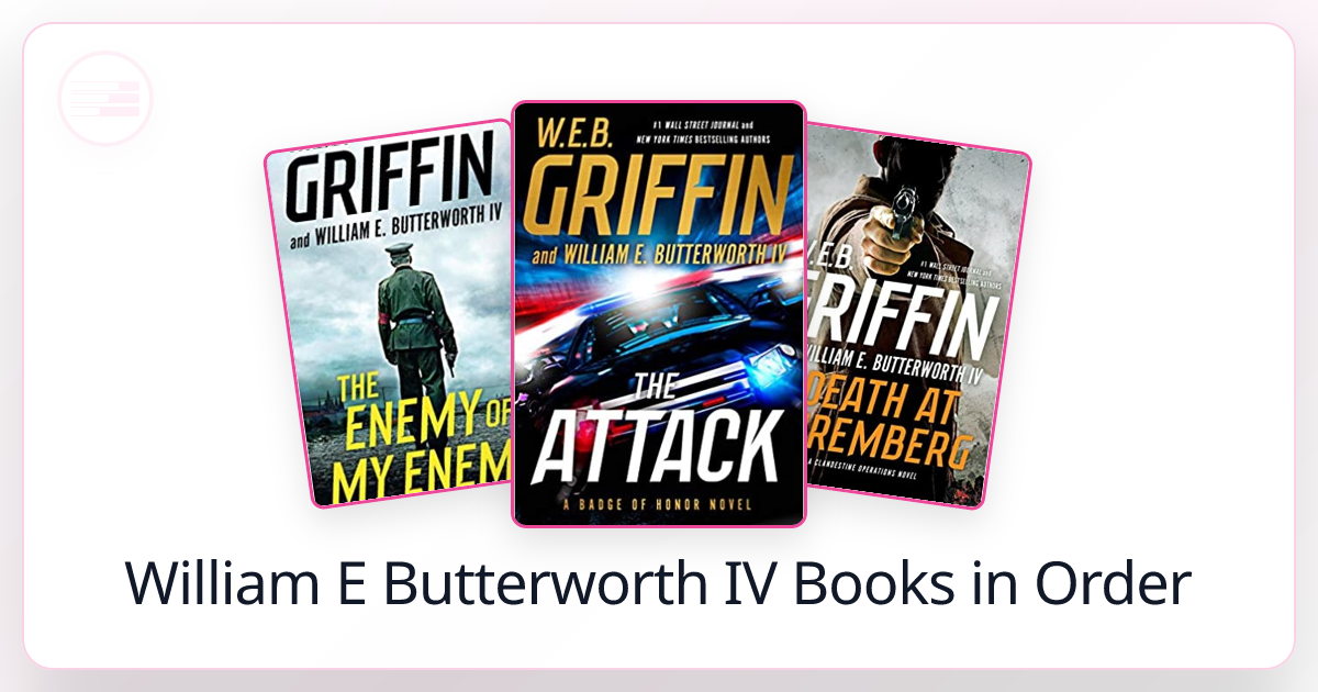 All 18 William E Butterworth IV Books in Order (2026)