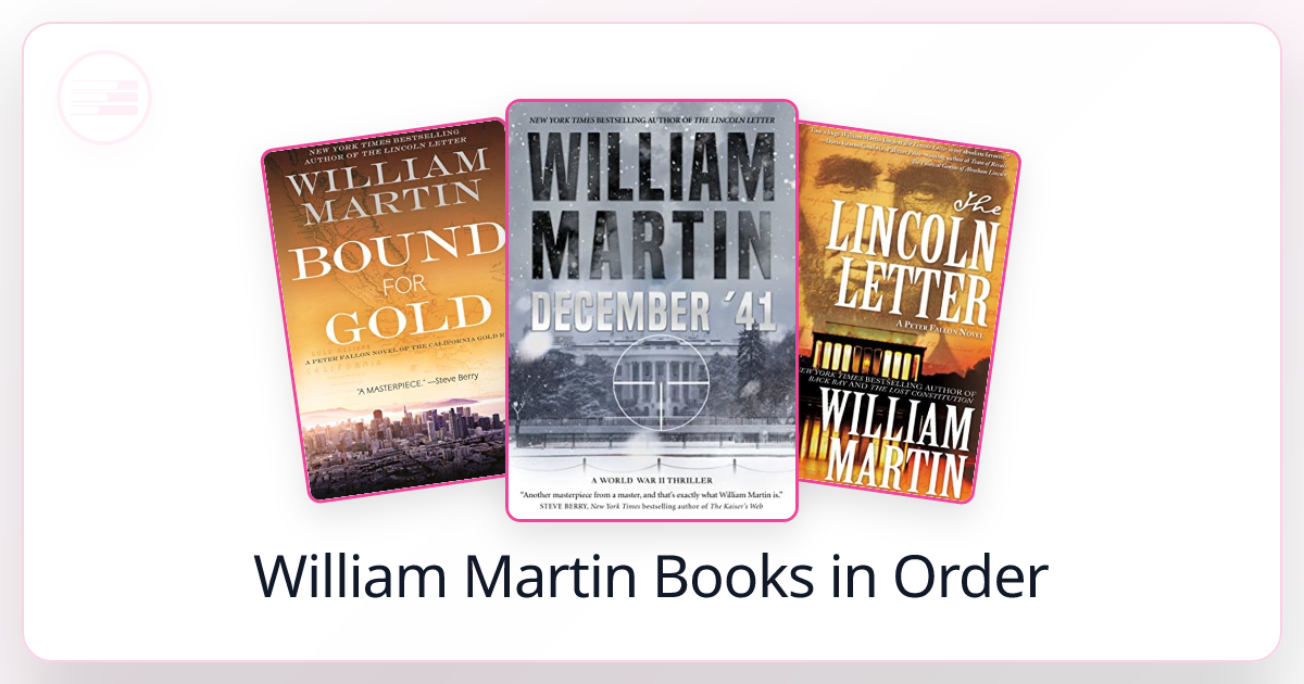 All 12 William Martin Books in Order (Complete List 2026)