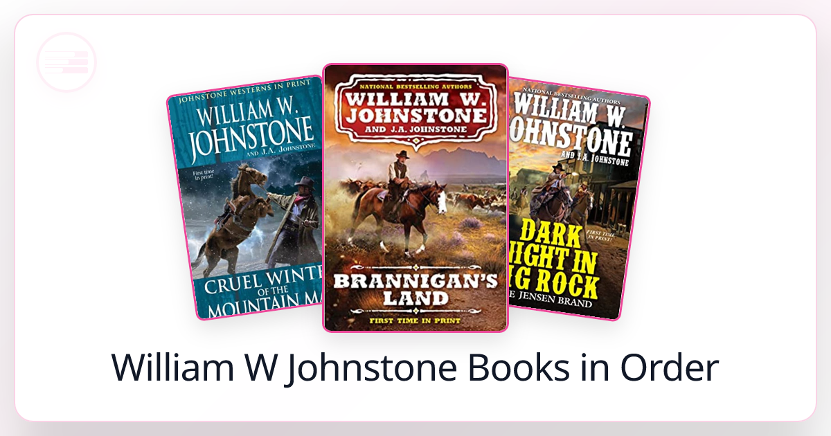 461 William W Johnstone Books in Order (Complete List 2026)